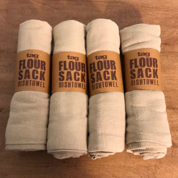 Tag | Kitchen | Tag Flour Sack Dish Towel 4 | Poshmark